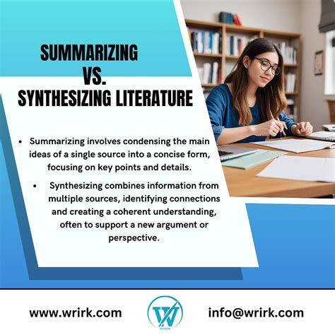 Image result for Synthesizing vs Summarizing