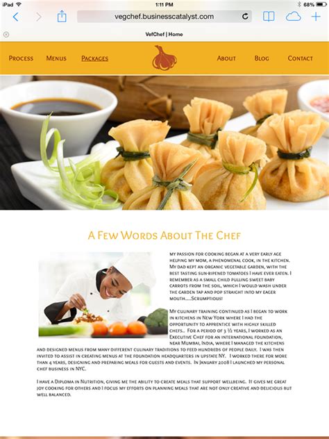 Image result for Chef Website