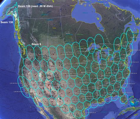 Image result for HughesNet Coverage Map