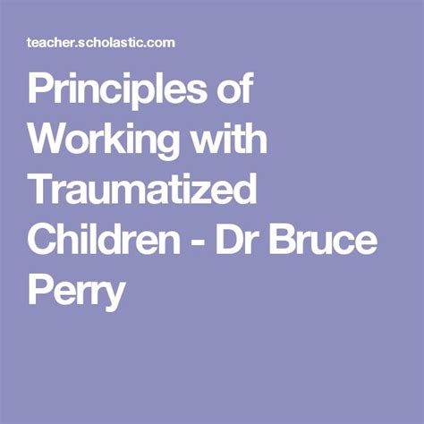 Image result for Bruce Perry Trauma Rrr