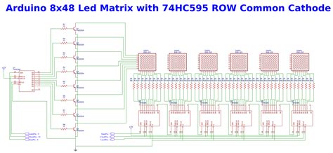 Image result for Arduino for Color LED Matrix Using 74HC595 LED