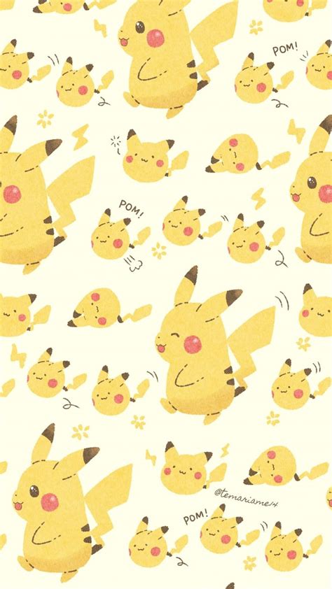 Image result for Pikachu Pattern Wallpaper