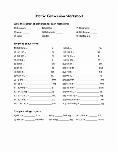 Metric Conversions Math Worksheets and Task Cards for 5th Grade ...