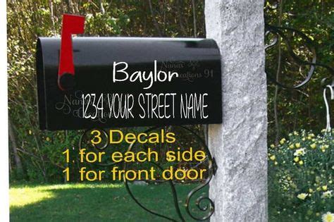 Image result for Vinyl Mailbox Numbers