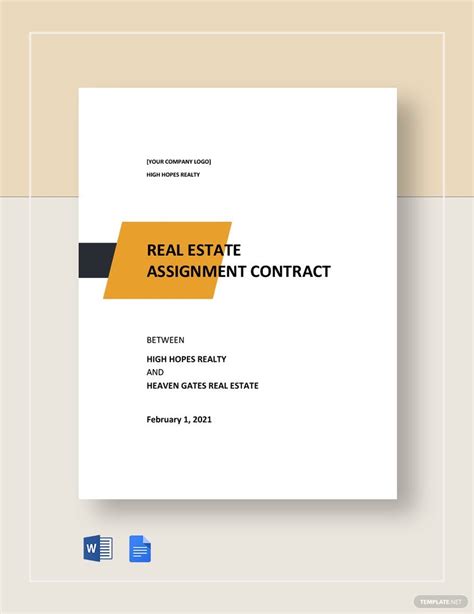 Image result for Real Estate Assignment Contract
