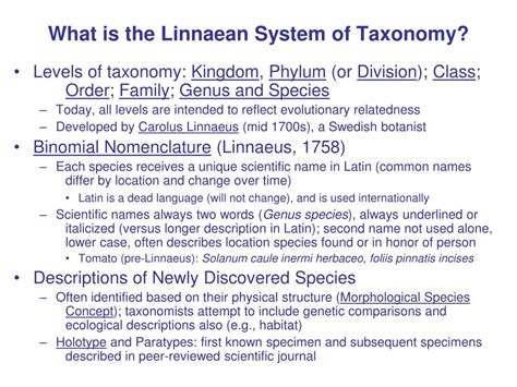 Image result for Linnaean System Example
