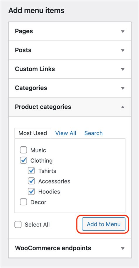 Image result for How to Add Menu in WooCommerce