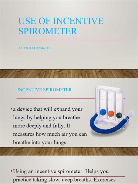 Use of Incentive Spirometer | PDF