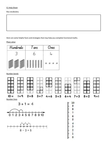 Image result for Functional Maths Entry Level 1 Work Sheets