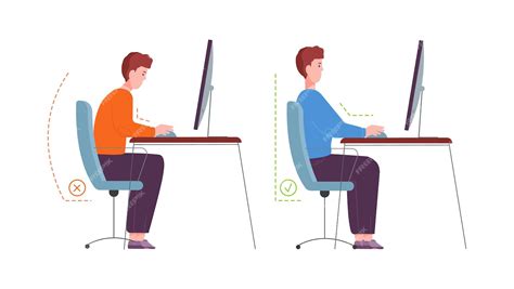 Image result for Correct Seating Position at Computer