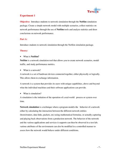Image result for NETSIM Experiment Manual