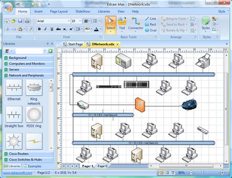 Image result for Visio Network Map