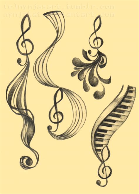 Treble Clef Designs by NynjaKat on DeviantArt