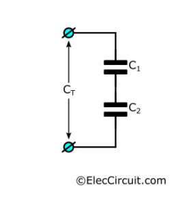 Image result for Capacitor Series Connection
