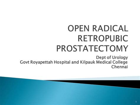 Image result for Open Radical Prostatectomy Surgery