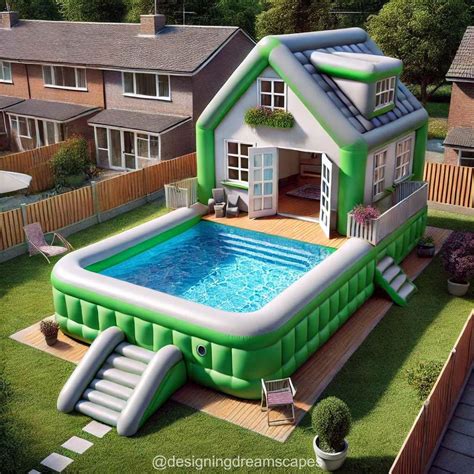 Image result for Doll House Inflatable Pool
