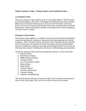 Image result for How to Test a Pinball Transistor