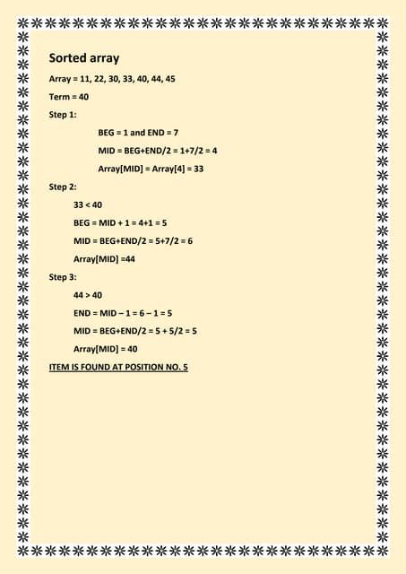 Image result for Binary Search Example Step by Step