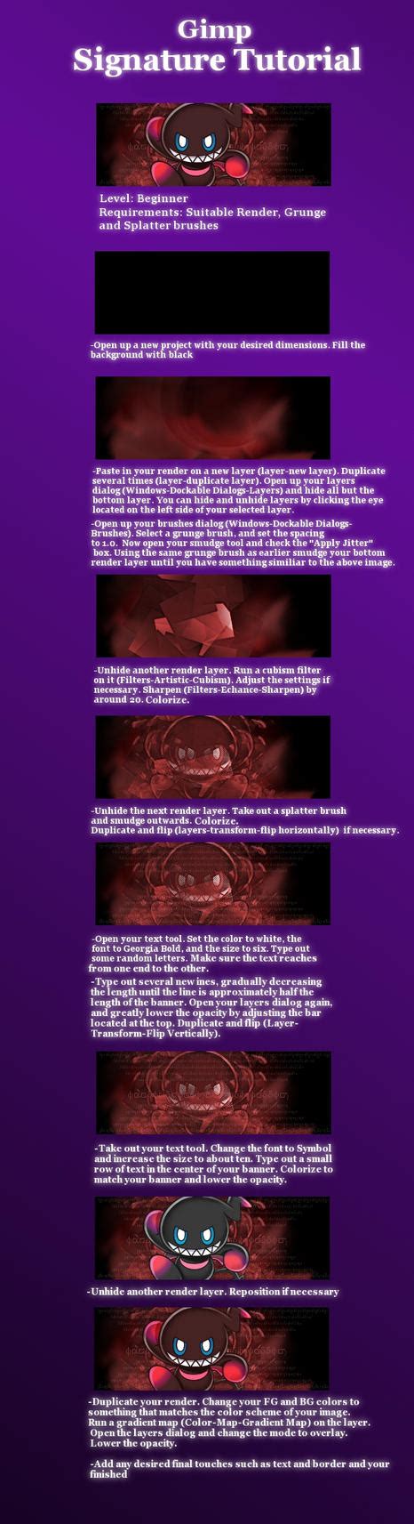 Image result for GIMP Signature Tutorials