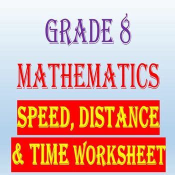 Image result for Practice Problem of Speed 8th Grade
