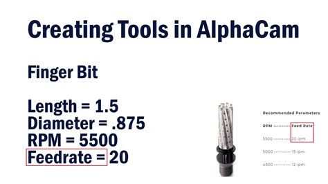 Image result for Alphacam 2022 Tutorials Break Out Points