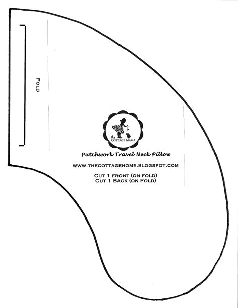 Image result for Adult Neck Pillow Pattern