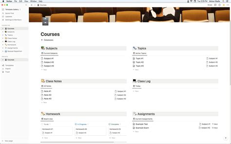 Image result for Notion Structure Examples