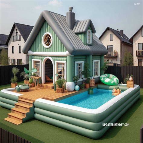 Image result for Pool Inflatable House