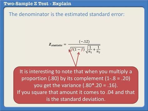 Image result for 2 Sample Z Test Example