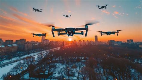 Image result for Drones Flying Over Building