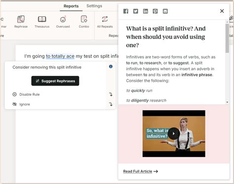 Image result for Split Infinitive Meaning