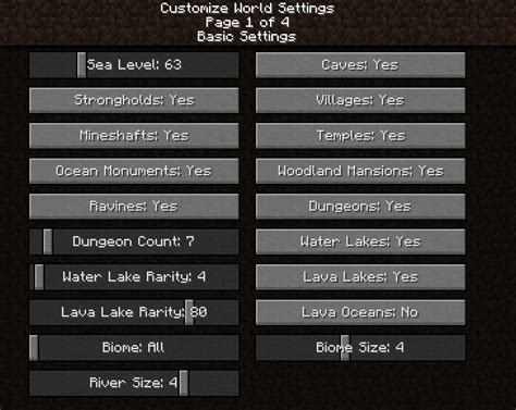 Image result for Customized World Option Minecraft Mod