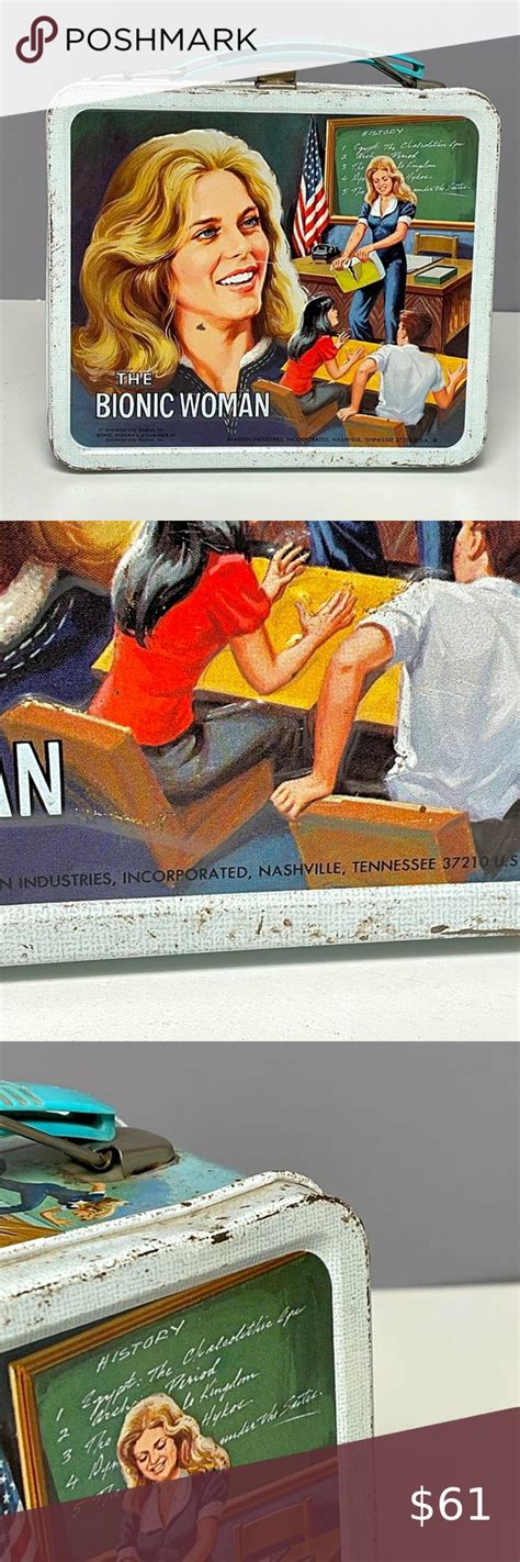 Image result for Bionic Woman Lunch Box