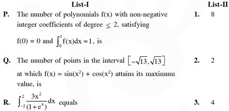 Image result for Integration JEE Advanced Questions
