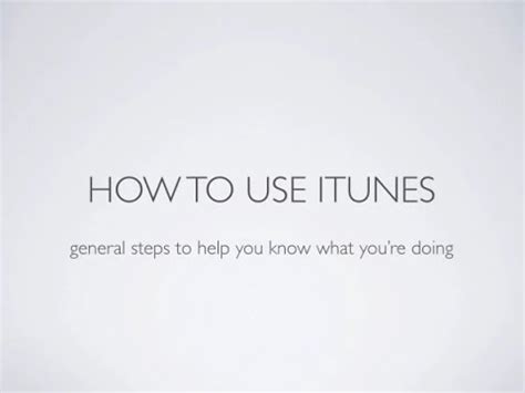 Image result for Basic iTunes Tutorial