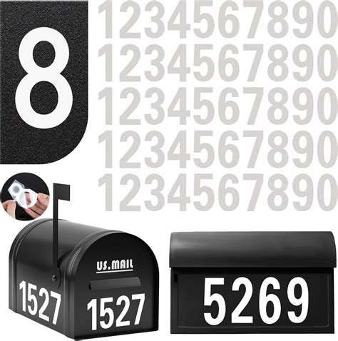 Image result for 1 Inch Mailbox Numbers