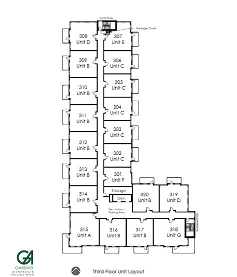 Image result for 3 Unit Building Layout