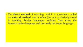 Image result for Direct Method Lesson Demo