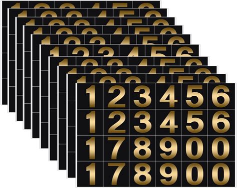 Image result for 1 Inch Mailbox Numbers