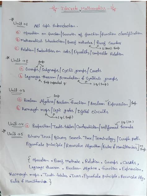 Image result for Discrete Mathematics PDF by Module