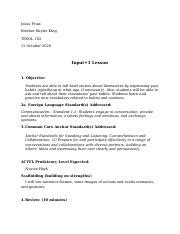 Image result for TESOL Lesson Plan