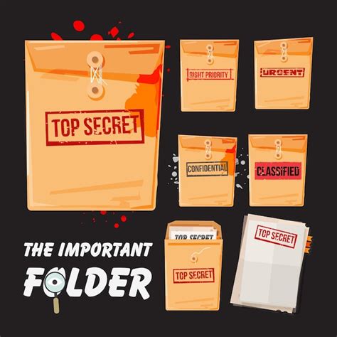 Image result for Top Secret File Folder
