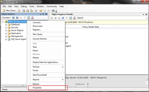 Image result for Database Properties SQL Server