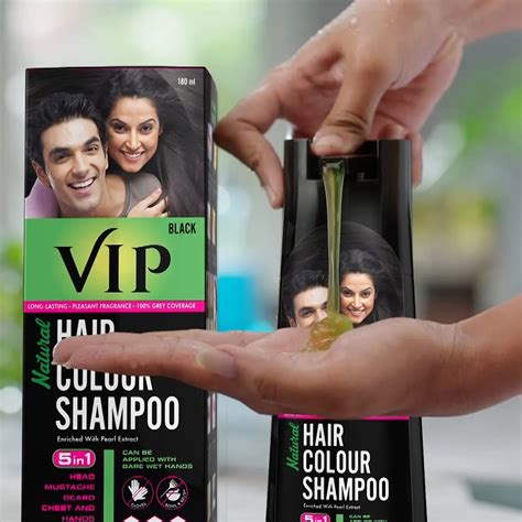 Image result for Using VIP Shampoo Hair Color
