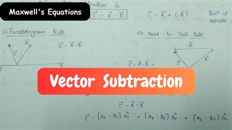 Image result for Vector Subtraction Explained