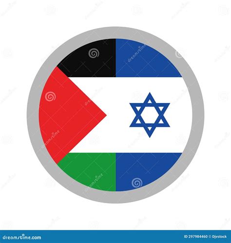 Israel and Palestine Peace Sign Stock Vector - Illustration of nation ...