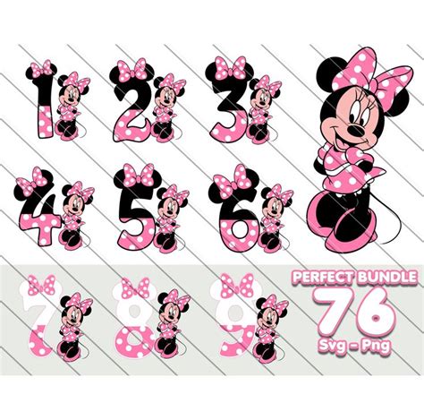 Image result for Minnie Mouse Numbers