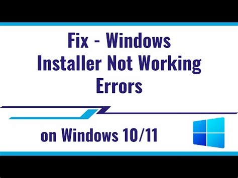 Image result for Windows Installer Not Working