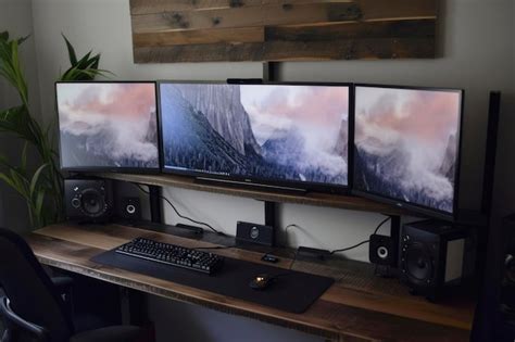 Image result for Three Screen Computer Setup