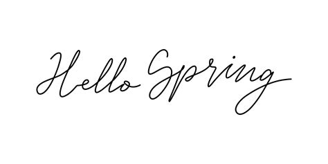 Image result for Hello Spring Text
